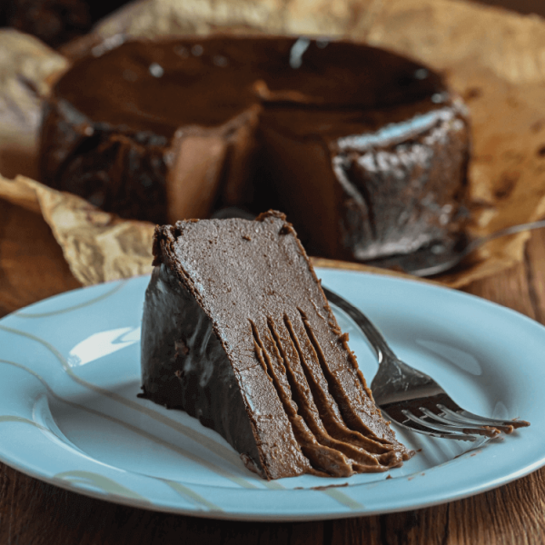 Chocolate Basque Cheesecake - dla-naturals