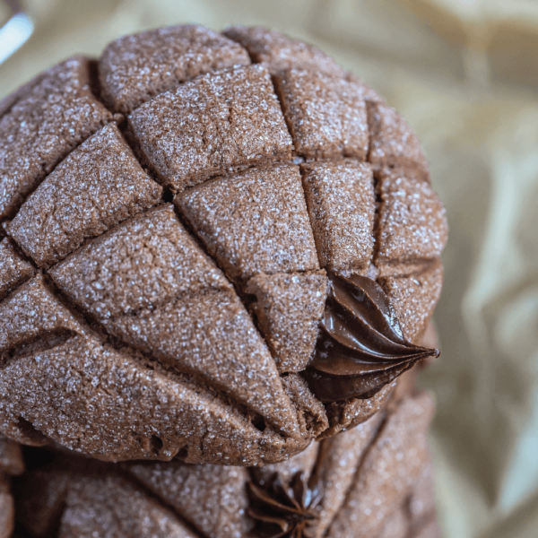 chocolate melon pan - dla-naturals