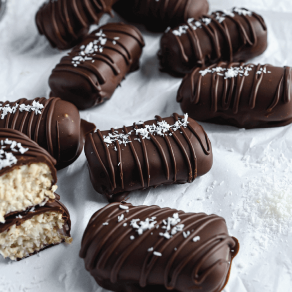 Healthy Chocolate Coconut Bars - dla-naturals