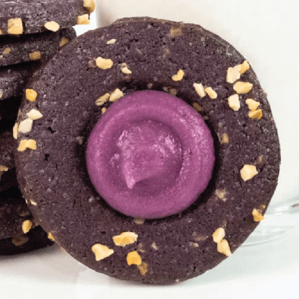 Ube Filled Cookies - dla-naturals