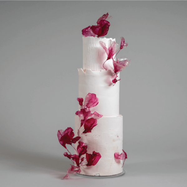 fondant Raspberry Layer Cake - dla-naturals
